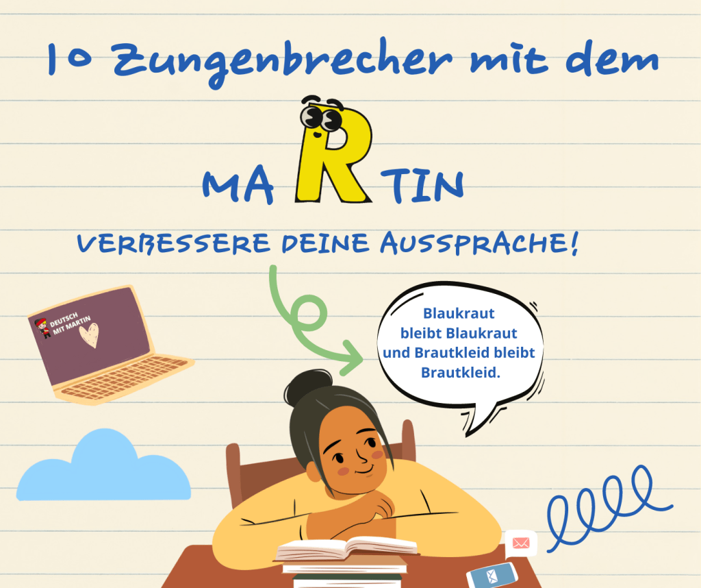 10 Zungenbrecher mit “R” – Deutsch mit Martin