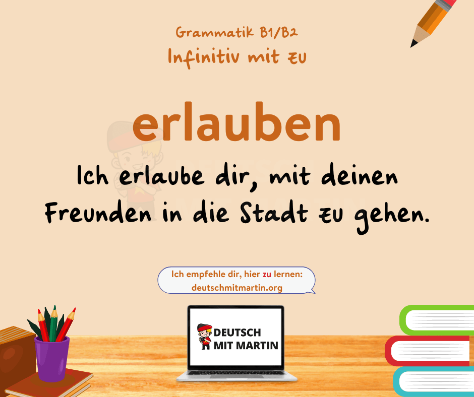 erlauben – Deutsch mit Martin
