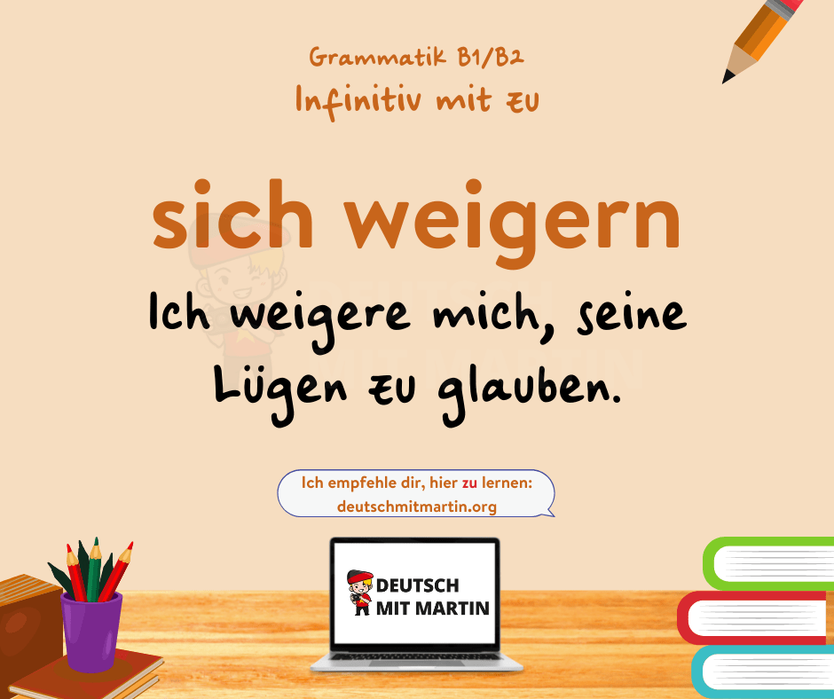 sich weigern – Deutsch mit Martin