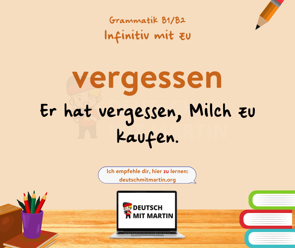 vergessen – Deutsch mit Martin